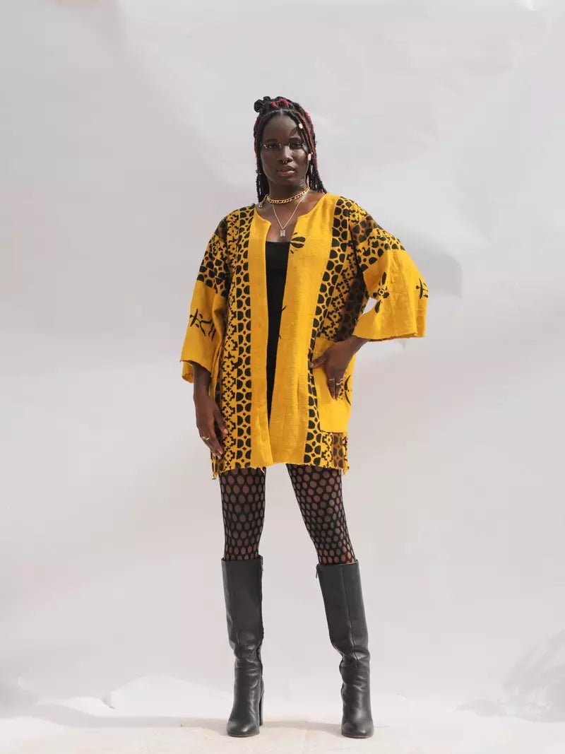 Harmony Bogolan Cloak (Pre-Order) – Threaded Tribes