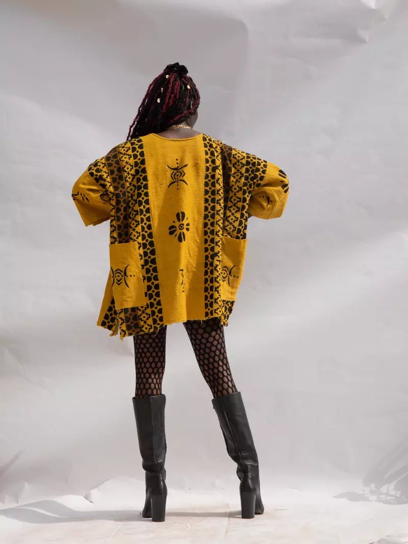 Harmony Bogolan Cloak (Pre-Order) – Threaded Tribes