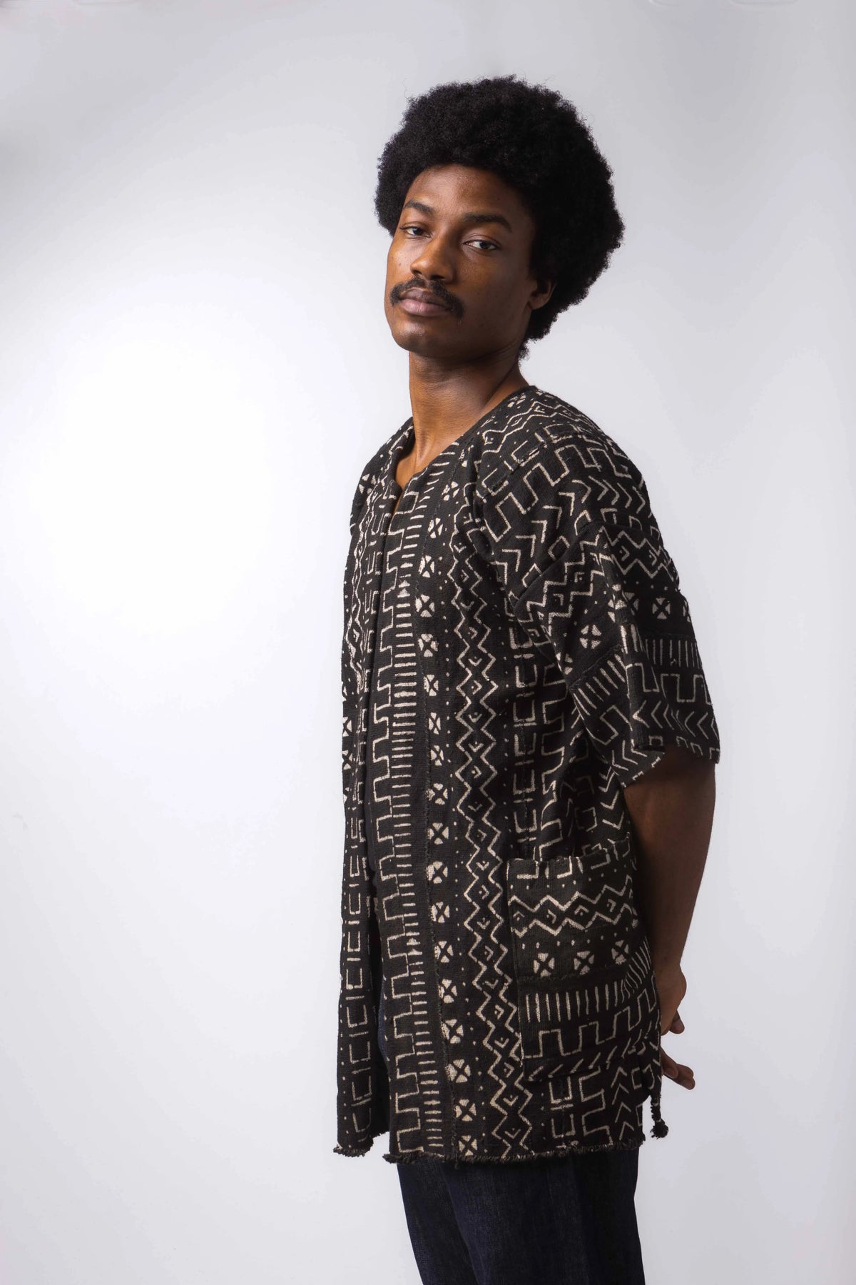 Ayekoo Bogolan Cloak (Pre-Order) | Threaded Tribes
