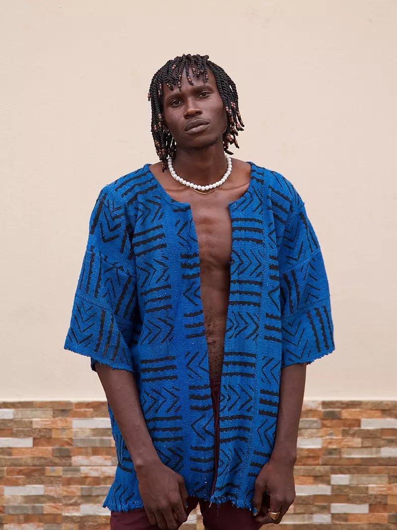 Bluebell Bogolan Cloak (Pre-Order) – Threaded Tribes